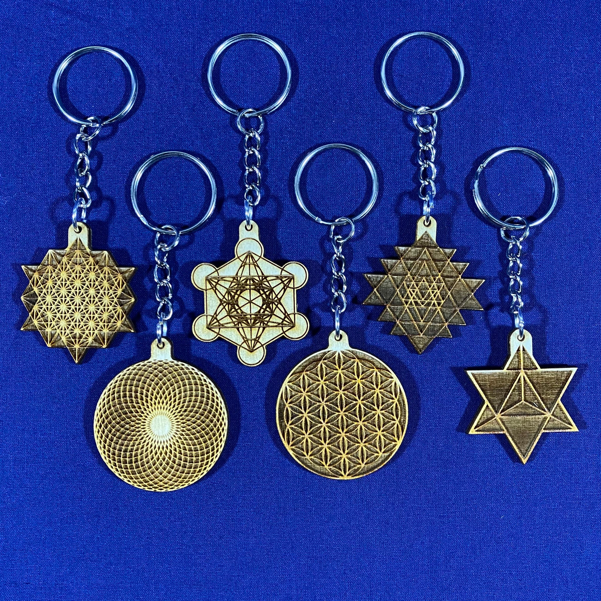 Sacred Geometry Keychains, Sacred Geometry Art | Pardesco
